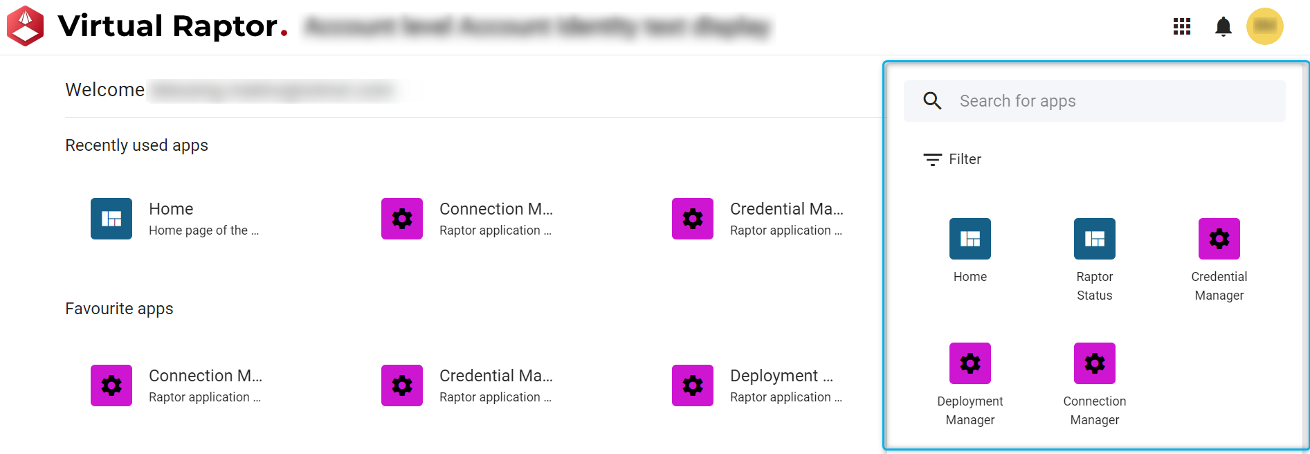 Virtual Raptor & Commander Landing Page | IoT.nxt Community